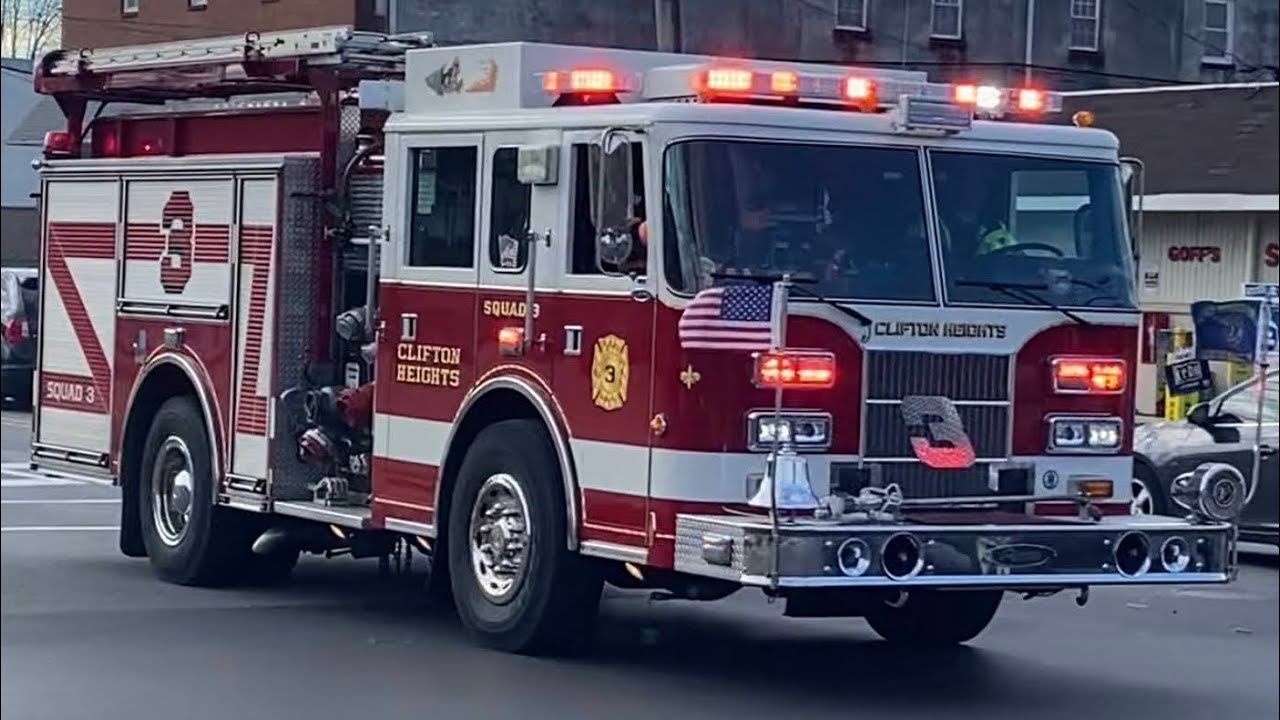 Fire Trucks Responding Compilation #7 - YouTube
