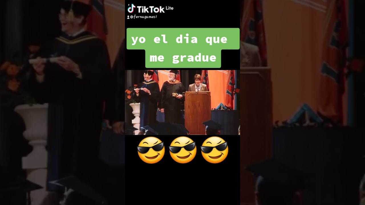 Yo cuando me gradue xd - YouTube
