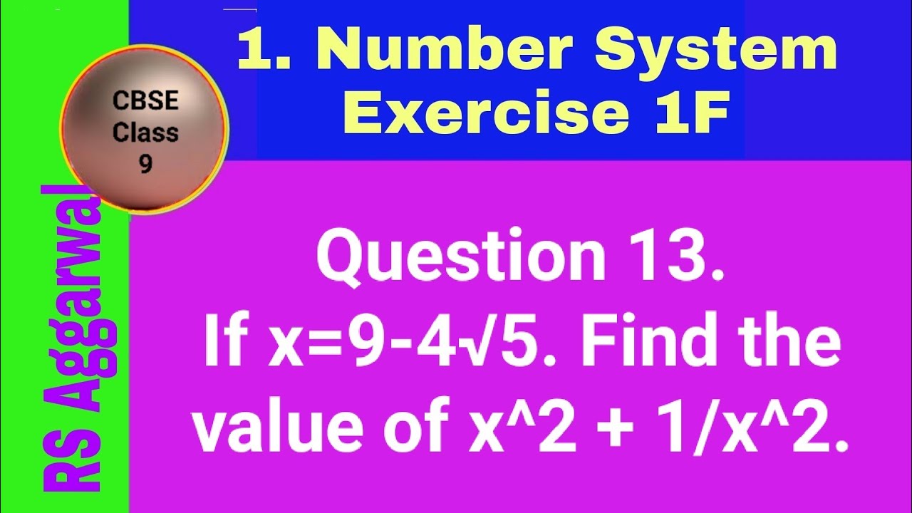 If X 9 4 5 Find The Value Of X 2 1 x 2 YouTube if-x-9-4-5-find-the-value-of-x-2-1-x-2-youtube
