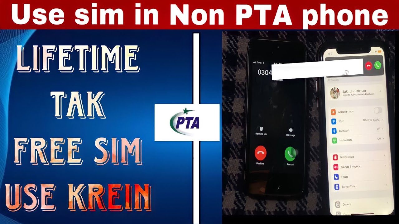 Use sim in your Non PTA iphone || how to use Non-PTA mobile - YouTube