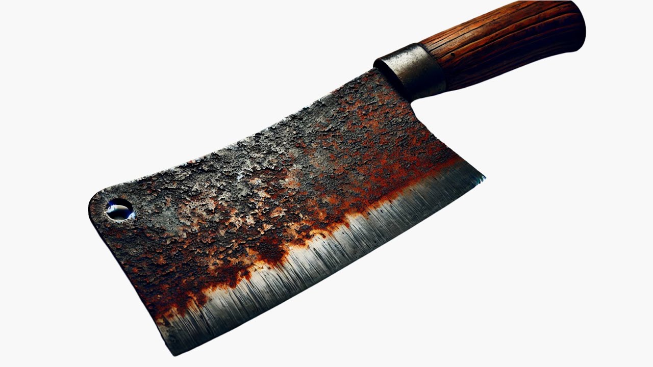 Restoring a Rusty Antique Cleaver | From Rust to Razor-Sharp - YouTube