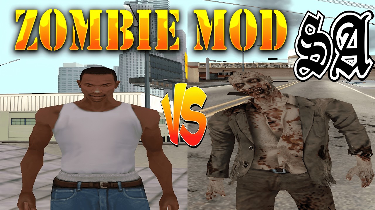 GTA SA Simple Zombie mod - Gameplay - YouTube