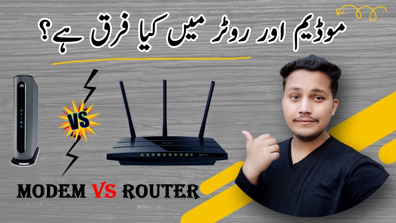 Main Difference Between Modem and Router | Modem Vs Router By Moon ...