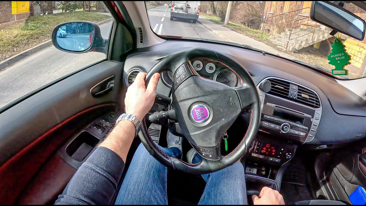 2009 Fiat Bravo [1.4 T-JET 16V 150HP] |0-100| POV Test Drive #1606 Joe ...