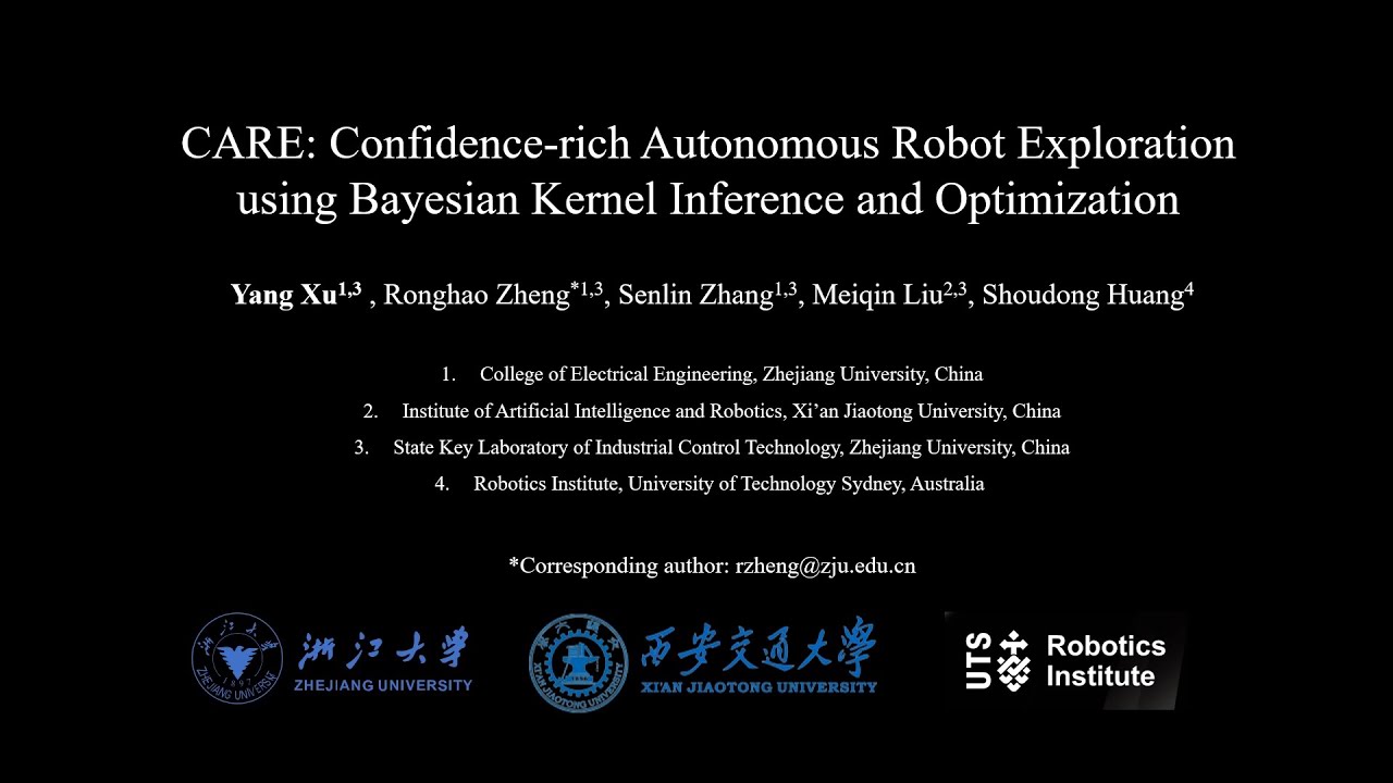 CARE: Confidence-rich Autonomous Robot Exploration using Bayesian ...