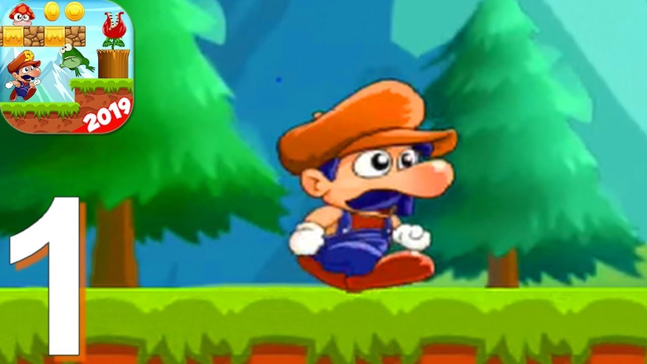 Super Bino Go - Gameplay Walkthrough Part 1 Levels 1-8 (Android) - YouTube