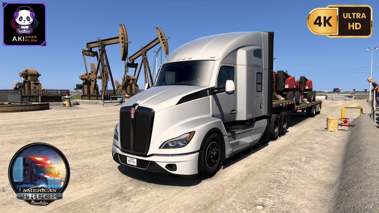 Kenworth T680 Truck Sim Driving | American Truck Simulator | Logitech ...