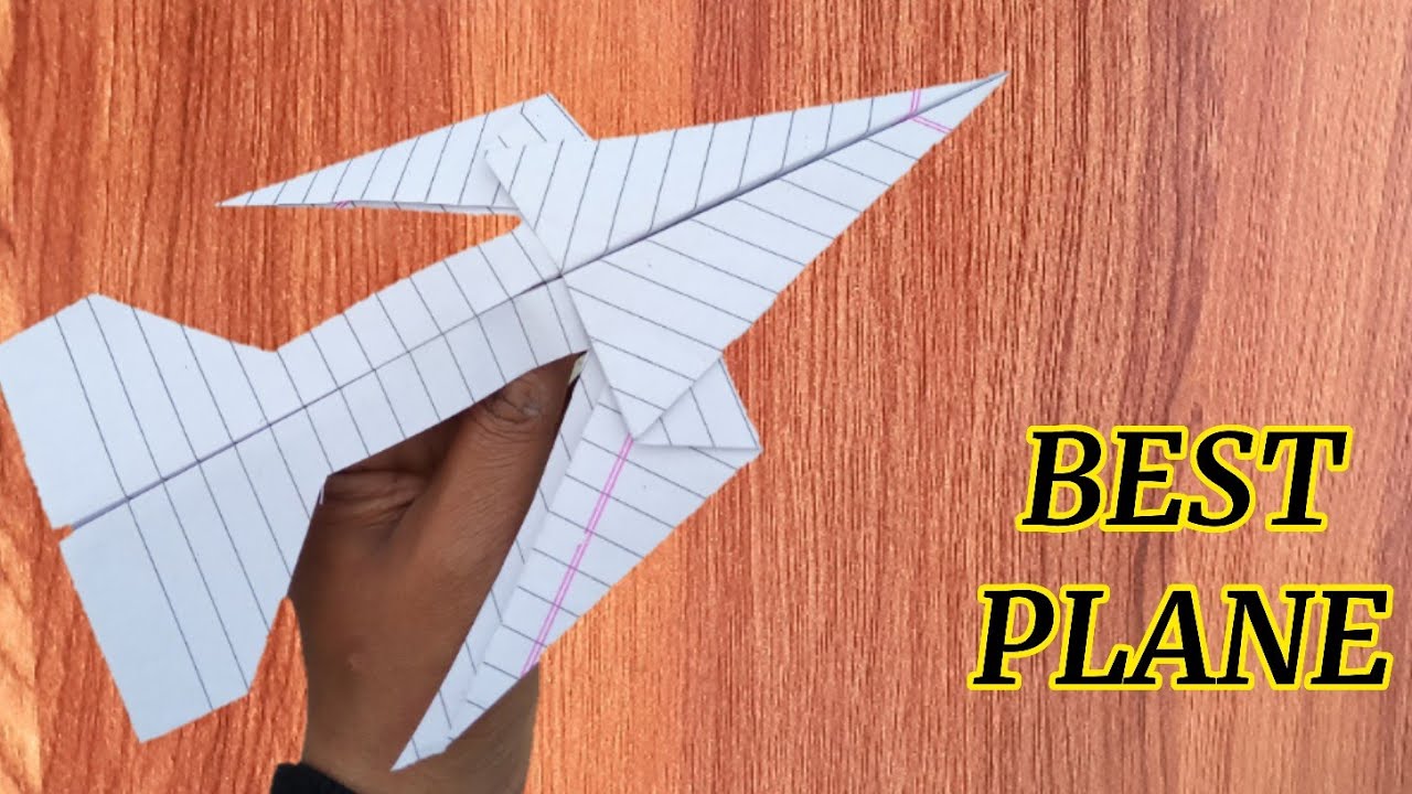 How to Make Best Paper Airplane That Flies Far |World’s Longest Flying ...