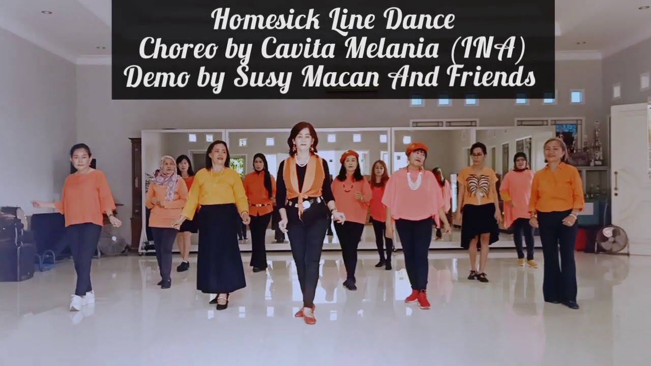 HOMESICK |Line Dance | Choreo by Cavita Melania - YouTube