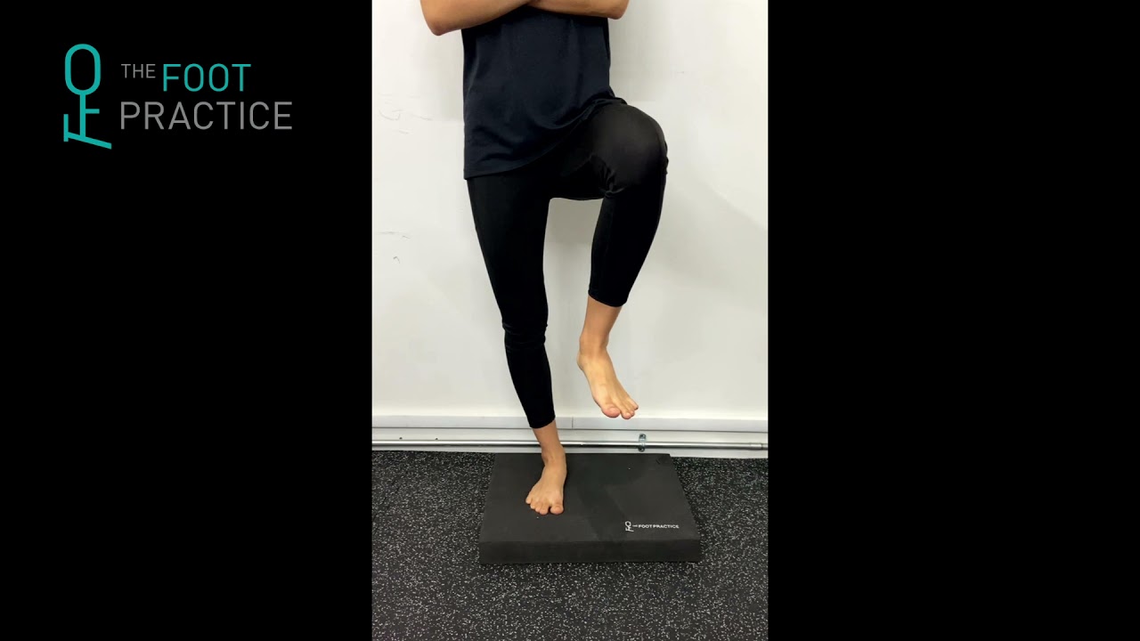 Single Leg Balance on Stability Square by The Foot Practice - YouTube