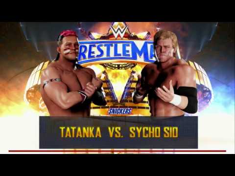 WWE 2K18 Men's Round 1 Match 64 - Tatanka vs Sycho Sid - YouTube