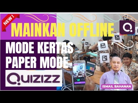 BERMAIN QUIZIZZ OFFLINE MODE KERTAS-PAPER MODE - YouTube