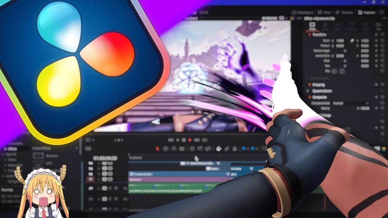 reyna dismiss color change | #valorantedit #tutorial #davinciresolve ...