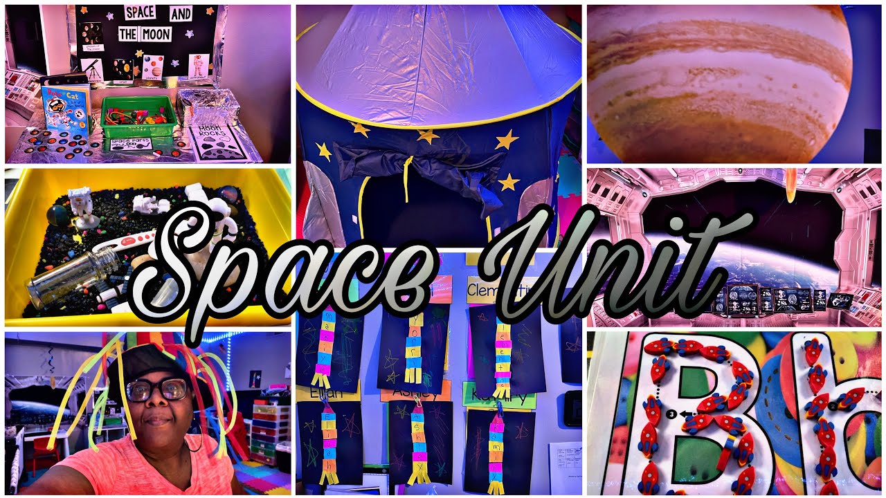 Learning all about space -Childcare - How I setup my space theme - YouTube