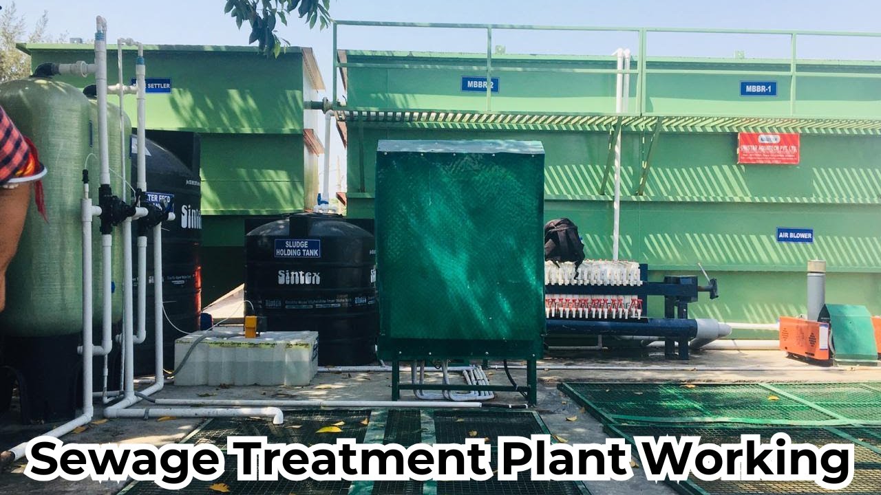 Stp Plant Working Process | What is STP Plant | Sewage Treatment Plants ...