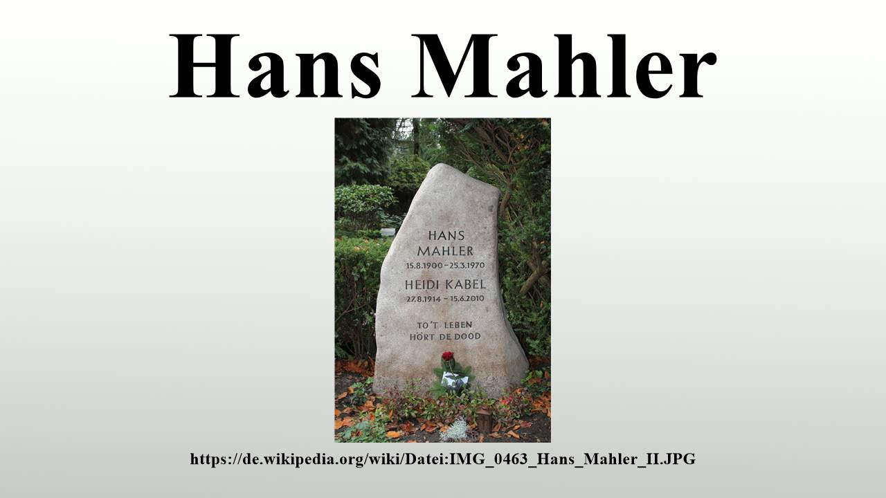 Hans Mahler - YouTube
