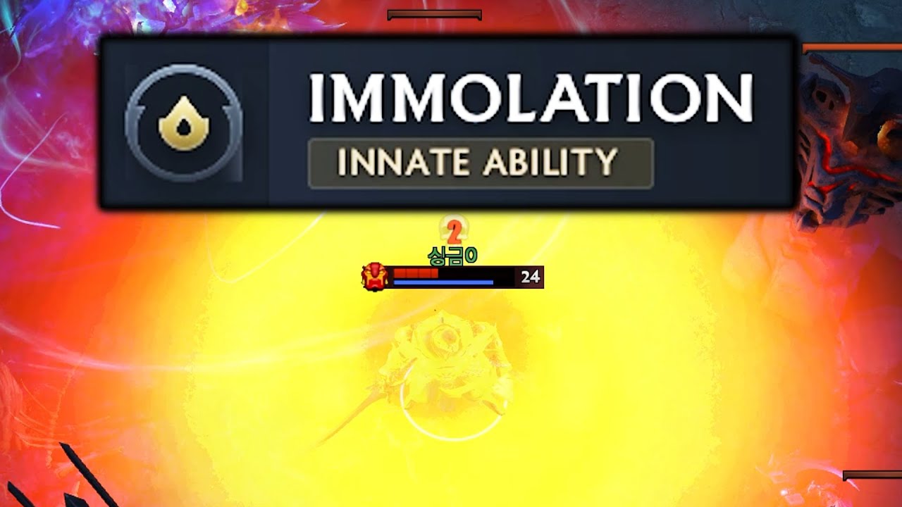 Immolation FPS abuse, Dota 2 - YouTube