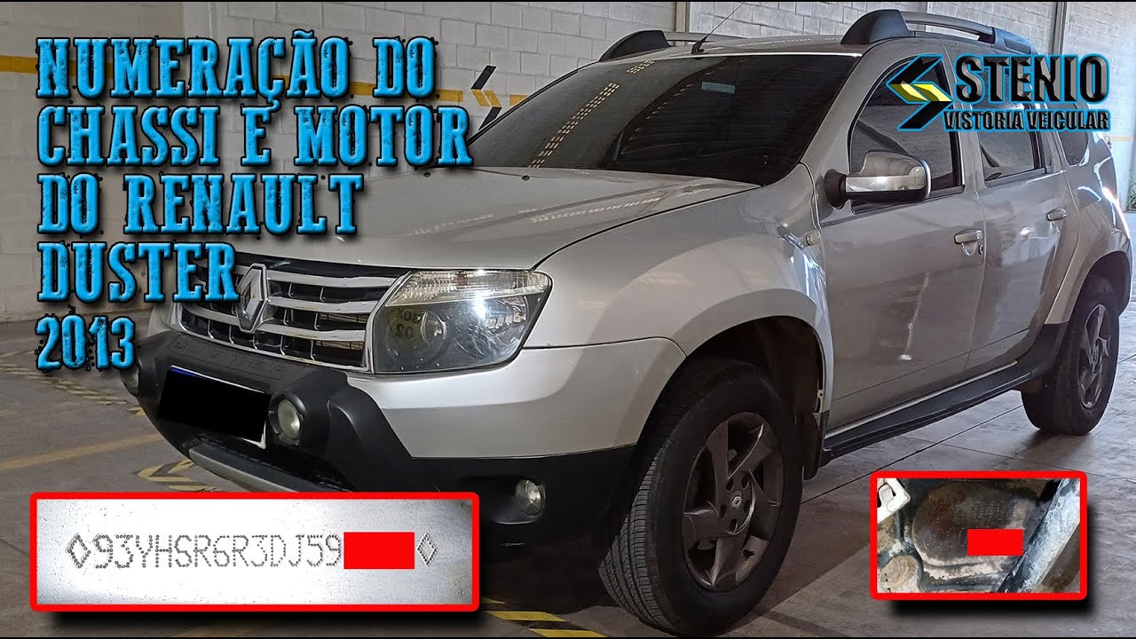 Numeração identificadora e padrão da numeração do chassi e motor da ...