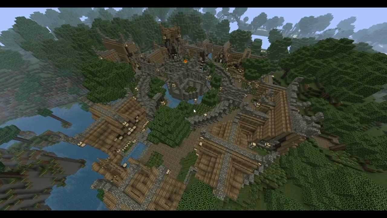Another Elven city and Fort - YouTube