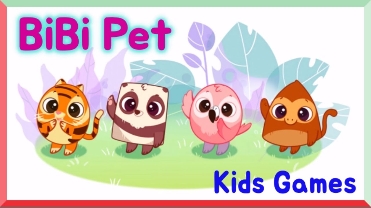 Play Fun Kids games- BiBi Pet Jungle -Easy and Educational - YouTube