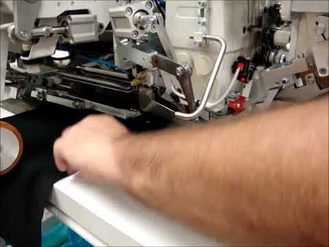 Durkopp Adler 100/68 Automatic Pocket Welt with Zipper - YouTube