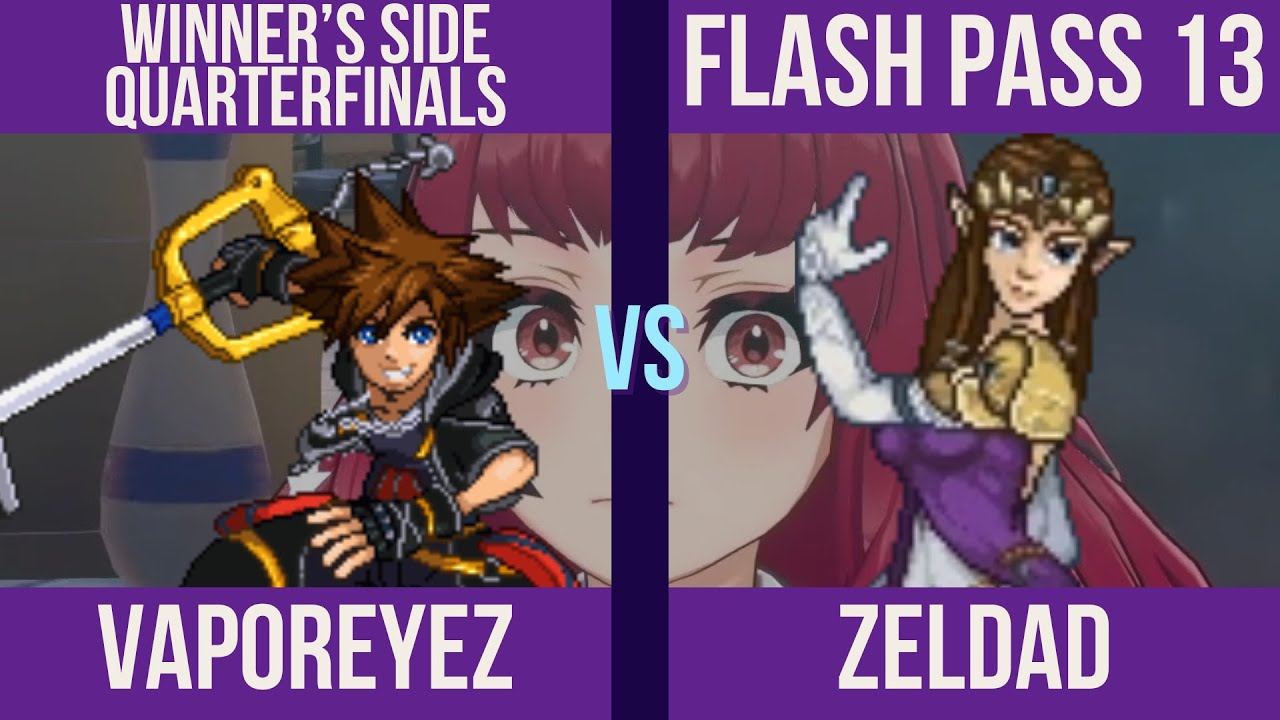 VaporeyeZ (Sora) vs. Zeldad (Zelda) - SSF2 Winner's Quarters - Flash ...