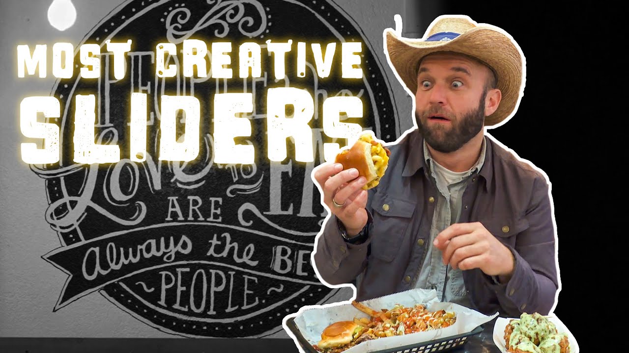 Most Creative Sliders in Texas at Curbside Bistro, Odessa - YouTube