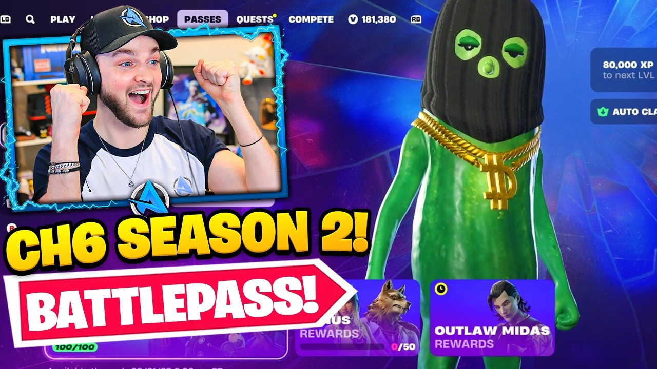 *NEW* Fortnite Chapter 6 SEASON 2 Battle Pass! - YouTube