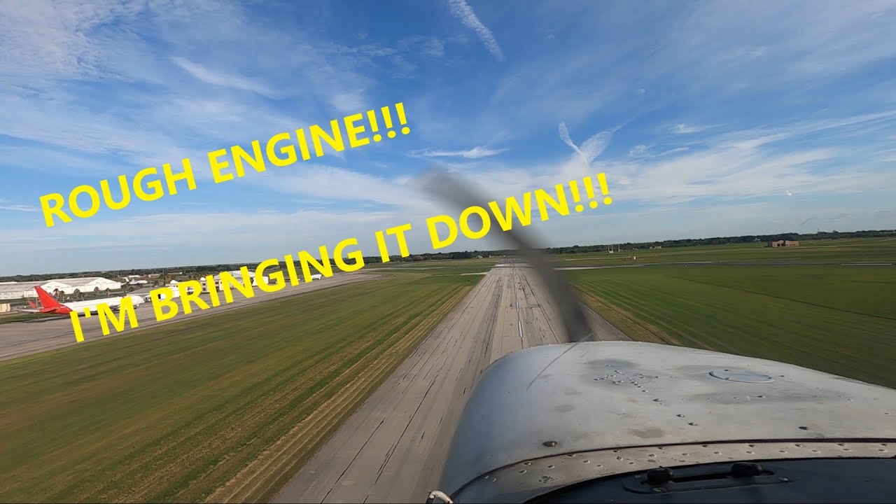 C172 Partial power loss after takeoff - YouTube