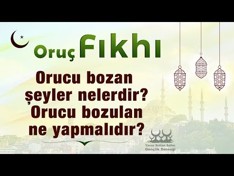 Orucu bozan şeyler nelerdir? Orucu bozulan ne yapmalıdır? | Abdulhamit Türkeri Hoca Cevaplıyor