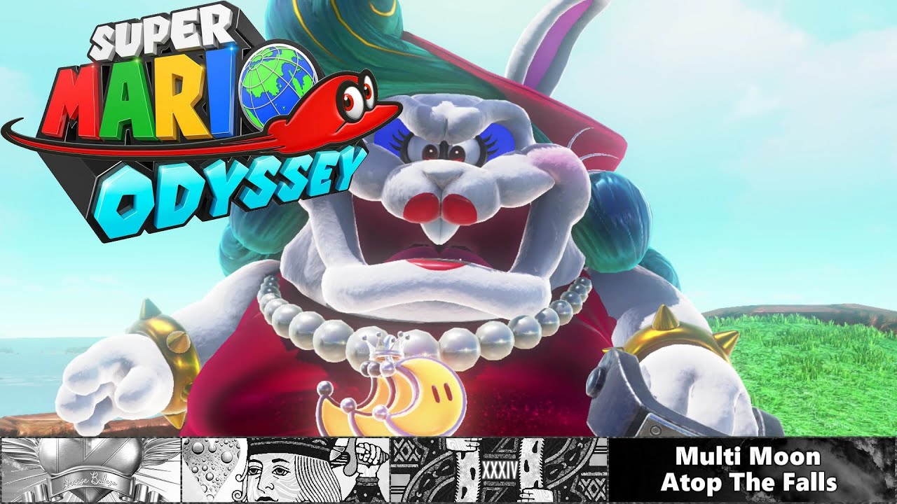 Super Mario Odyssey: Cascade Kingdom - Multi Moon Atop The Falls - YouTube