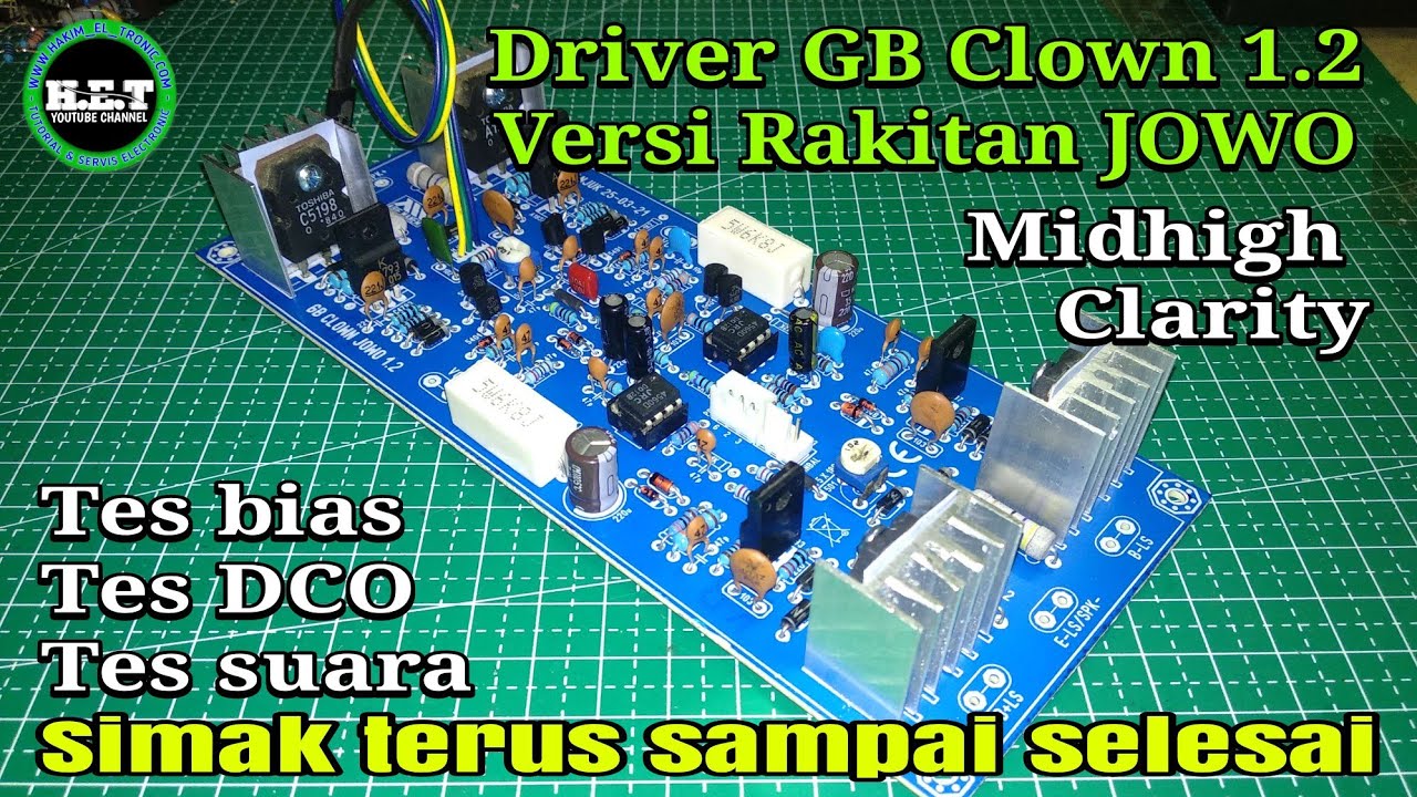 cara kerja driver GB | cara cek bias dan DCO pada driver GB - YouTube