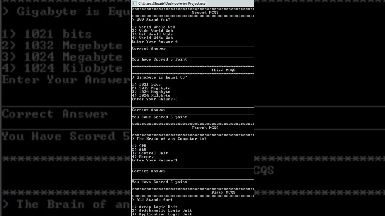 C Programming Mini Project Quiz Game Free With Source Code freesourcecode miniproject C Programming Mini Project Quiz Game Free With Source Code freesourcecode miniproject