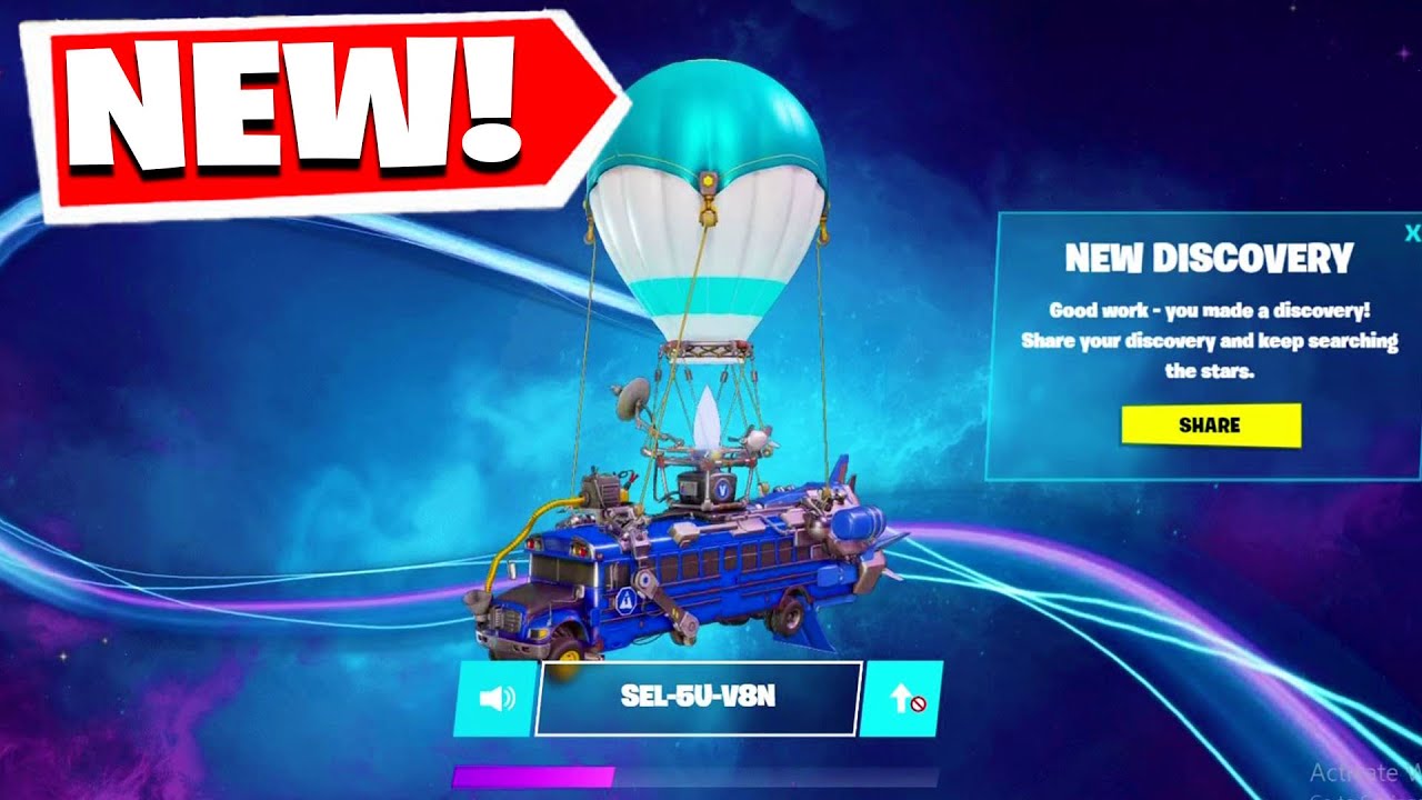 New Battle Bus Fortnite Chapter 4 Battle & All Secret Codes For leaks ...