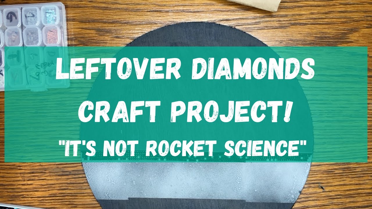 What to do with extra leftover diamond dots | Here's a fun craft idea ...