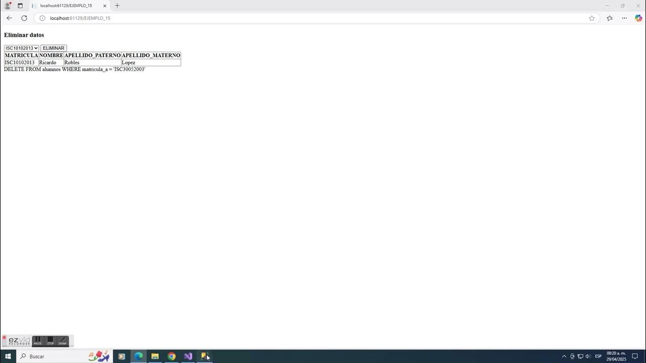 Dropdownlist Sqldatasource Griwview Eliminación Youtube