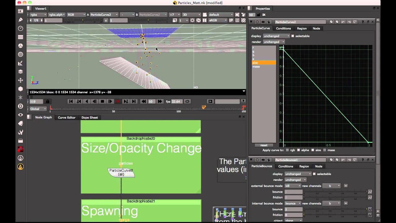 Nuke X 6.3 | Particles: Fundamentals (Part 1) - YouTube