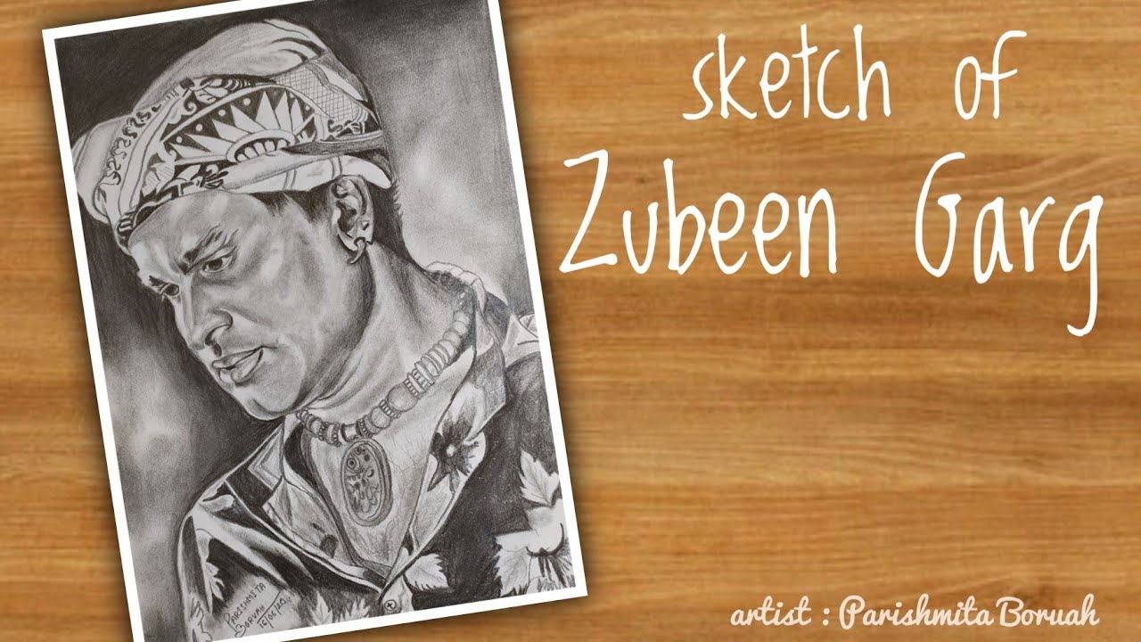 Zubeen Garg || Sketch of Zubeen Garg || Pencil Sketch || Realistic ...