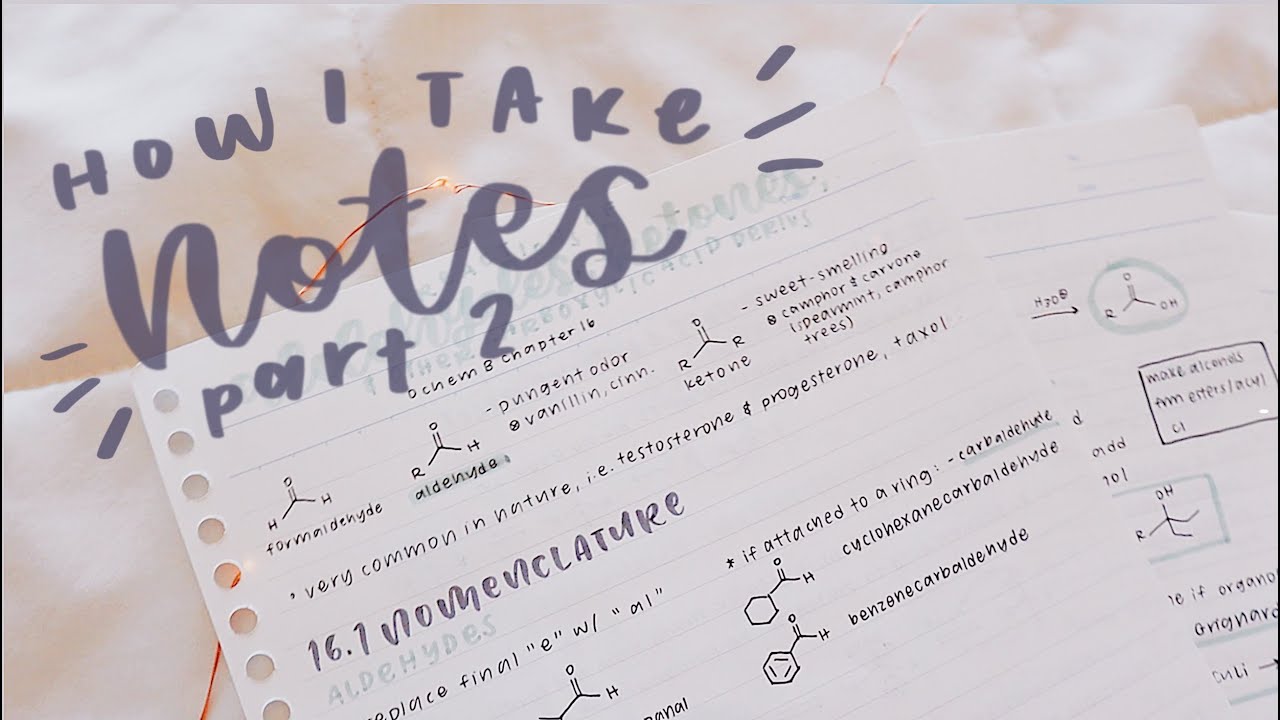 HOW I TAKE NOTES | PART 2 - YouTube