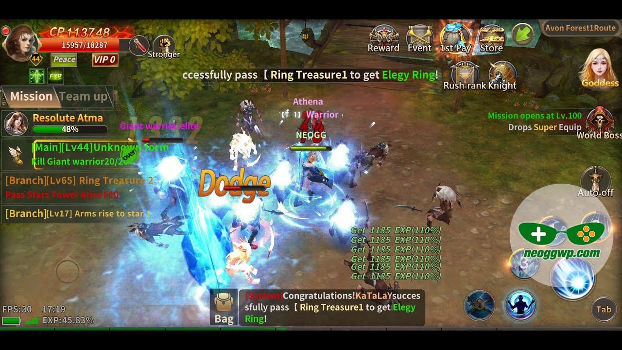 The Legend Of Goddess (Android APK) - MMORPG Gameplay, Mage Lv.1-47 ...