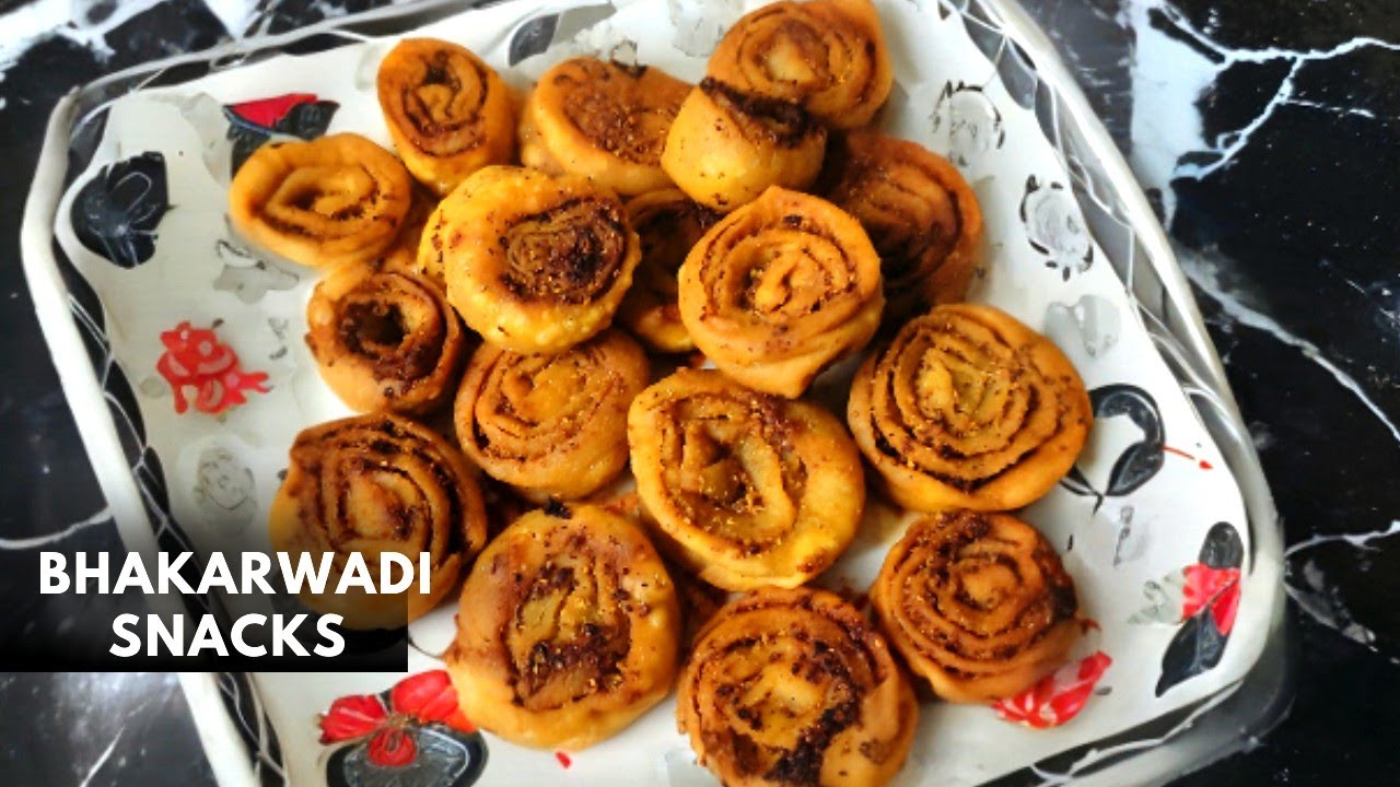Bhakadwadi Maharashtrain snacks | Bhakarwadi recipe | - YouTube