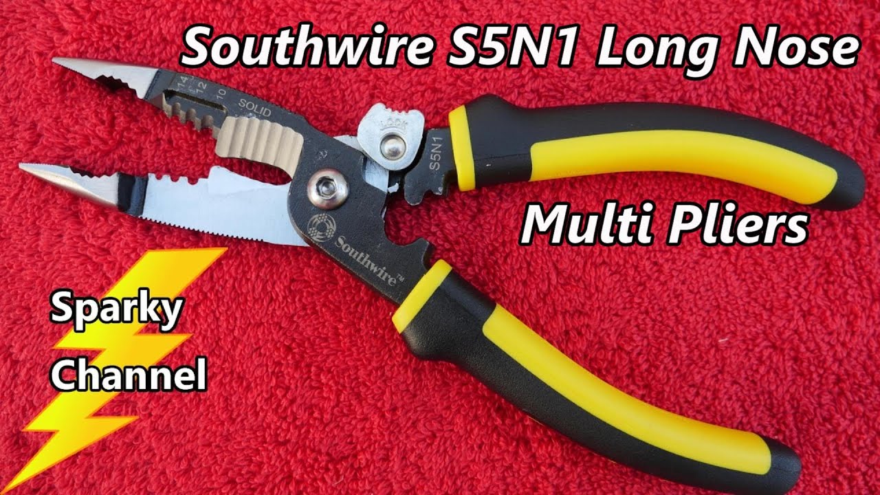 Southwire S5N1 Long Nose Multi-Tool Pliers Review - YouTube