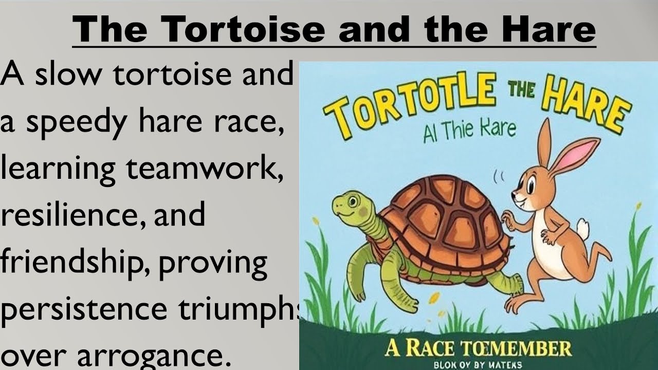 The Tortoise and the Hare - Level 1 || improve English everyday through ...