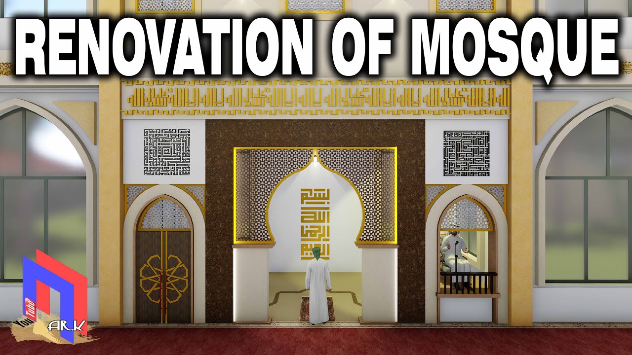 INTERIOR RENOVATION OF SHRINE'S MOSQUE - YouTube