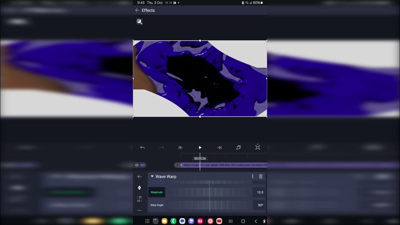 How To Make The Sony Vegas Pro Rotation Wave On Alight Motion. - YouTube
