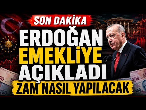 Son Dakika Erdoğan Emekliye Açıkladı Zam Nasıl Gelecek