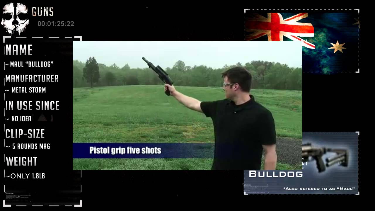Ghosts Guns || SHOTGUNS ~ "BULLDOG" or Maul ~ Weapon Guide - YouTube