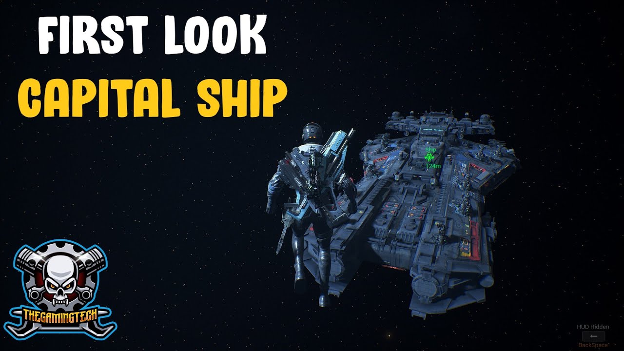Spacebourne 2. Capital class ship first look - YouTube