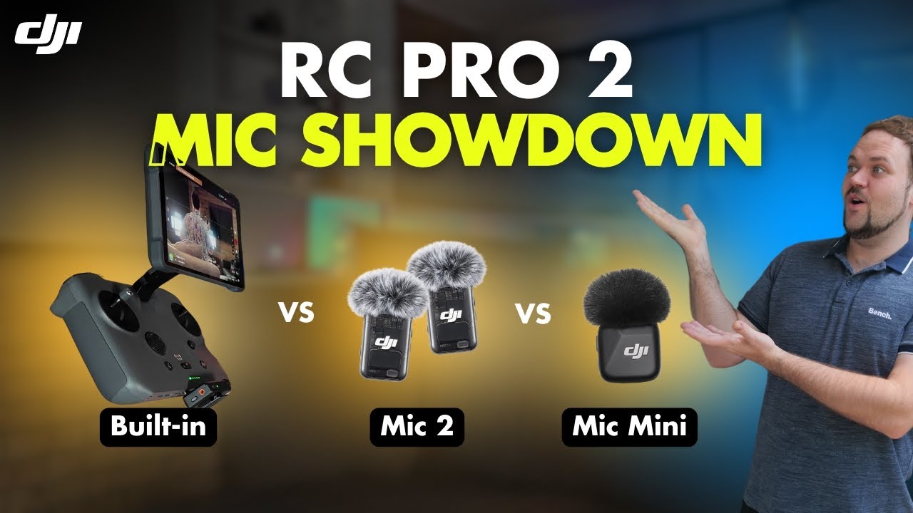 DJI RC Pro 2 Has a SECRET Mic?! Built-In vs Mic Mini vs Mic 2 - YouTube