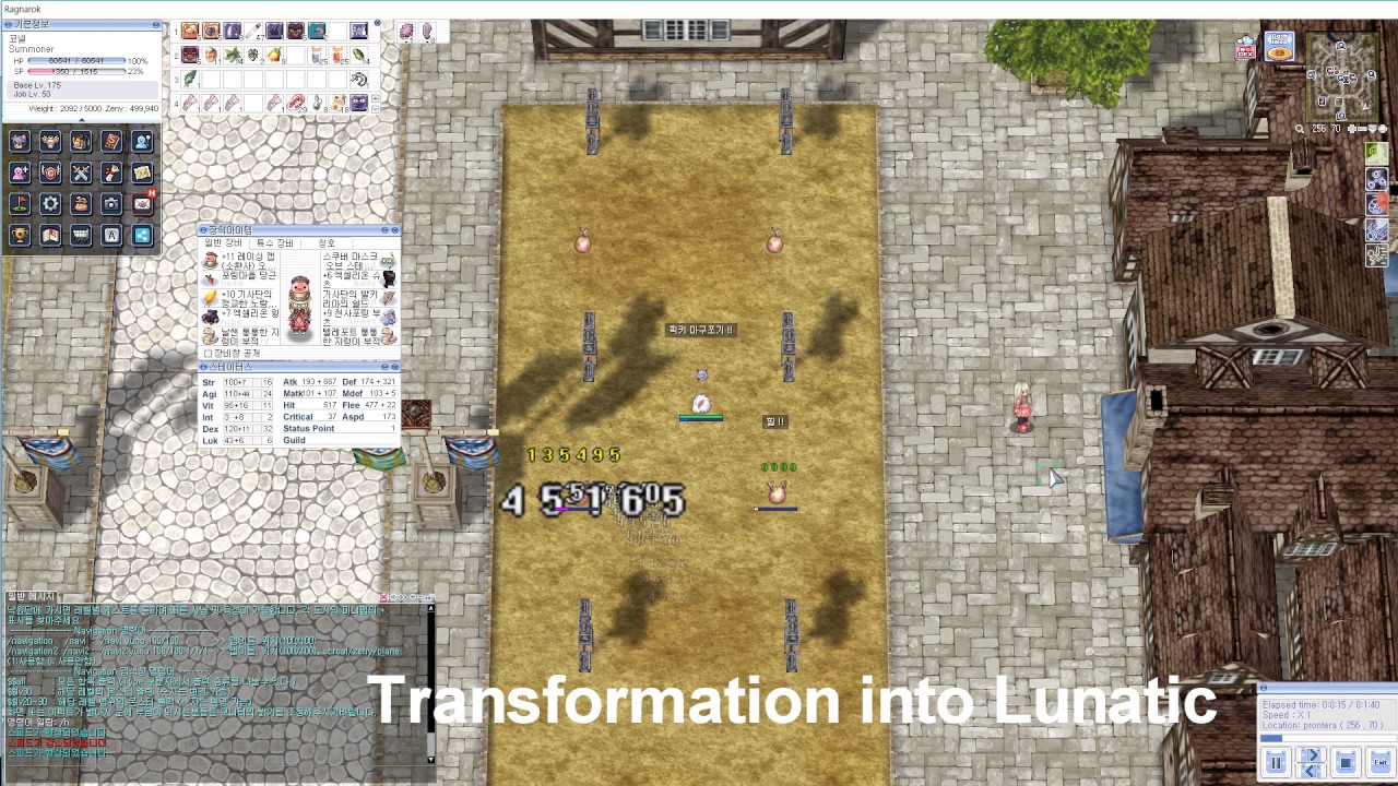 [kRO] Picky Peck Test (175 Summoner, Doram, Ragnarok Online) - YouTube